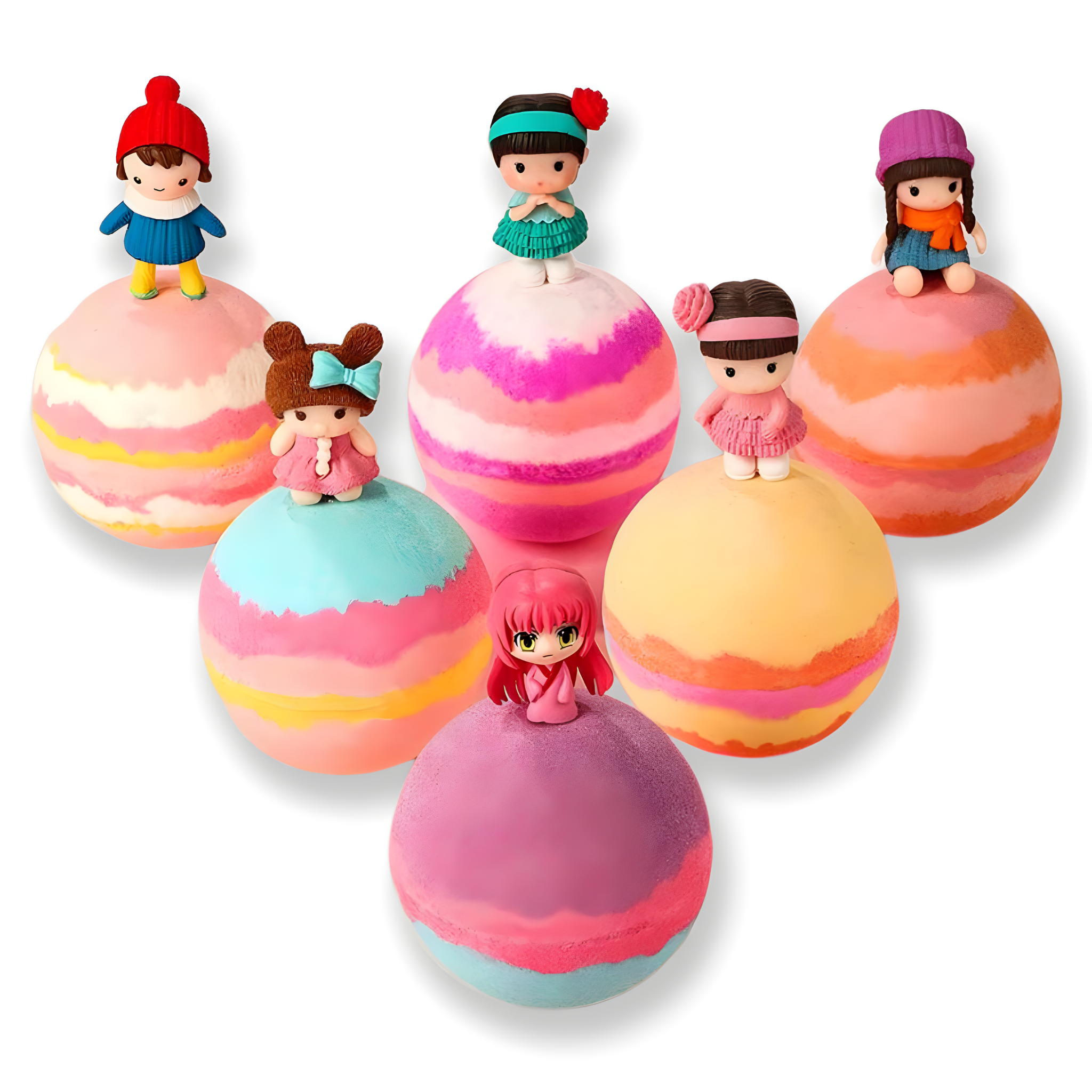 Kids Bath Bombs | Surprise Dolls | 6pc Gift Box | Jane & Robin – Jane ...