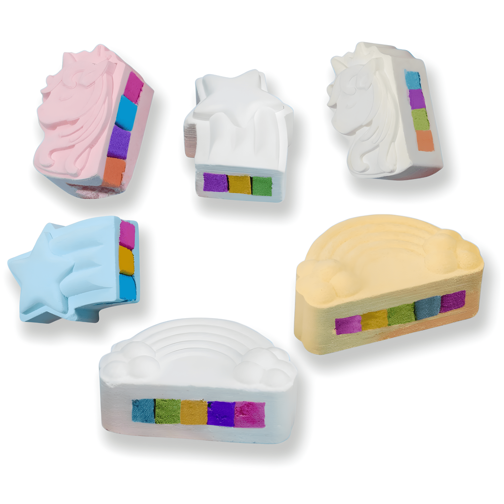Rainbow Kids Bath Bombs – Jane & Robin Candles